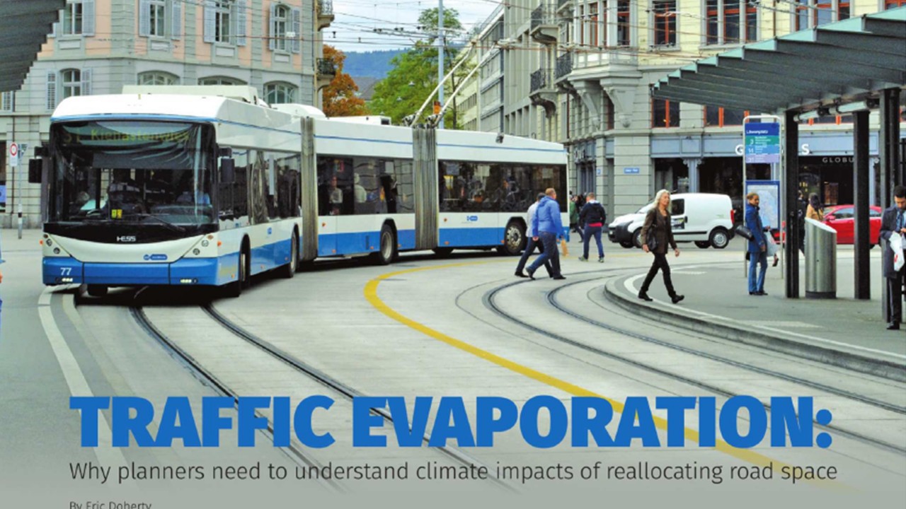 Traffic Evaporation: Why planners need to understand climate impacts of ...